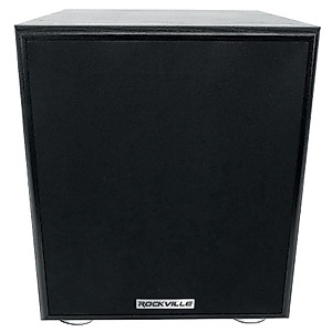 Rockville Rock Shaker 6.5" Inch Black 200w Powered Home Theater Subwoofer Sub