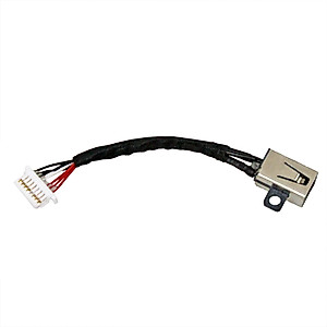 GinTai DC Power Jack with Cable for Dell in-spiron 7586 7786/15 (7590)/ 2-in-1 7778 7779 7386/13 7390 2-in-1/15 7586 17 7786/7791 2-in-1/Series Laptop 06VV22 ND3N8 0ND3N8 450.0EZ0A.0011