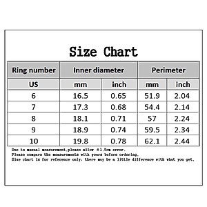 3Pcs Womens Rings, Gorgeous Finger Ring Shiny Exquisite Creative Popular Wedding Ring for Engagement Silver US 7