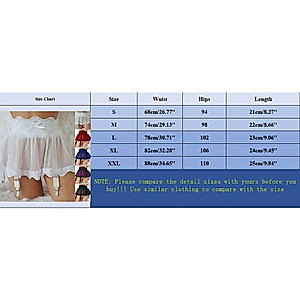 Women Dress Sexy Lingerie Plus Size Bandage Garter Stocking Suspenders Garter Belt Lace Mesh Female Ball (White, S)