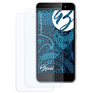 Bruni Screen Protector compatible with Gigaset GS160 Protector Film, crystal clear Protective Film (2X)