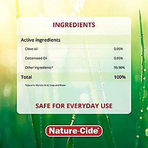 Nature-Cide All Purpose Insecticide. All Natural Roach Killer, Spider, Mosquito and Ant Spray to Keep Your Home Safe. Kills on Contact. No Strong Odor. 8 oz