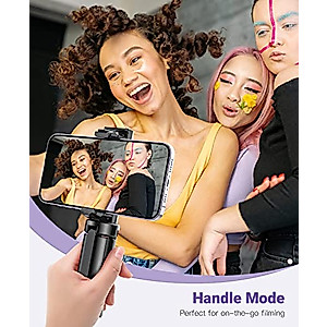 Mini Tripod, Anozer Small Tripod with Universal Phone Holder & Cold Shoe, Lightweight Phone Tripod Stand Compatible with iPhone 14 Pro Max/14 Pro, Travel Tripod for Camera/GoPro/Webcam/Mini Projector