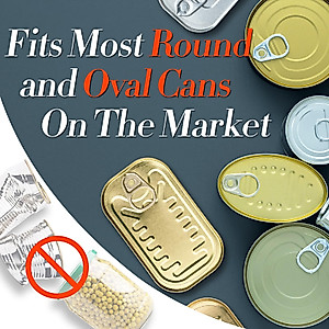 Electric Can Opener, [Smart Control] Automatic Rechargeable Can Opener Smooth Edge for Kitchen, Homtronics One Touch Hands Free Cordless Can Opener Electric for Seniors, Housewives, Arthritics