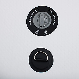 Inflatable Stand Up Paddle Board 10fts Length 33 inches Width with Premium SUP Accessories & Backpack, Non-Slip Deck, Foot-Leash, Paddle, Hand Pump and Repair Kit