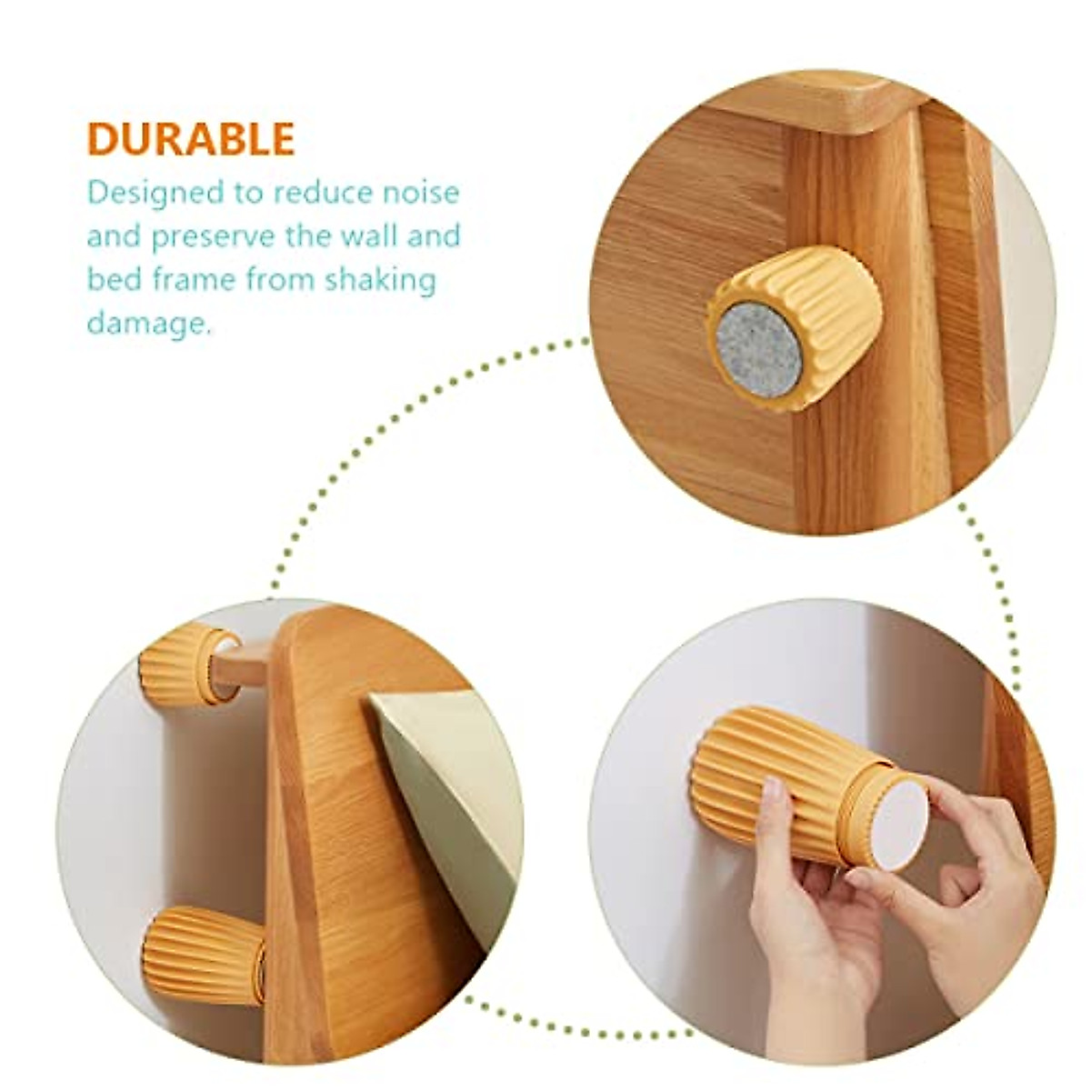 DOITOOL Bed Stoppers s Bedside Anchor 10 pcs Adjustable Bed Bed Anti Tool headboard Wall Support Telescopic Bed Support Frame Anti- Shake Screw Holder Headboard Stoppers