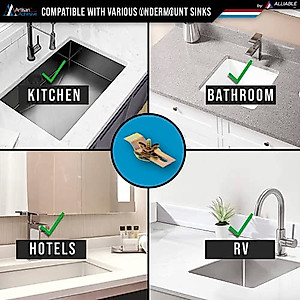 Premium Sink Clips-10 Pack Kit, Undermount Sink Clips, Sink Brackets, Bathroom Sink Clips, Kitchen Sink Clips, Epoxy Sink Clips, Sink Clip, Heavy Duty Sink Clips