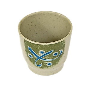 Ceramic Japanese Handleless Tea Cup, Small Authentic Beverage Cups with No Handle, Kitchen Dinner Party Supplies, 3 Inches