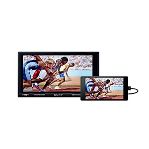 Sony XAVAX5500 6.95"7” Apple Car Play, Android Auto, Media Receiver with Bluetooth and WebLink Compatible