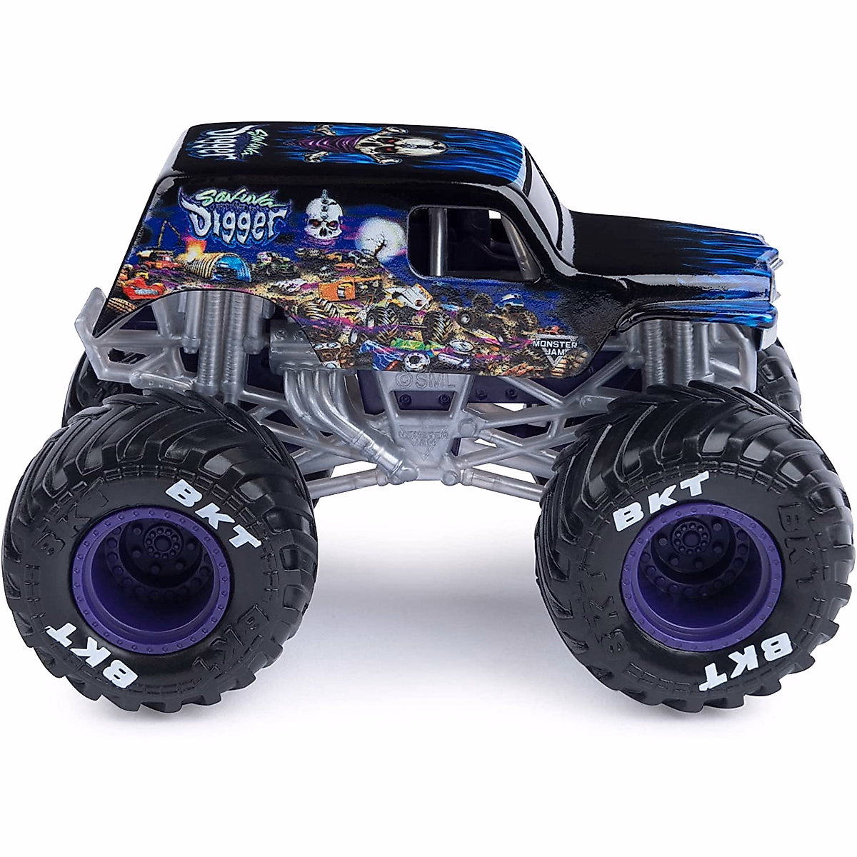 Monster Jam, Official El Toro Loco Vs. Son-uva Digger Die-Cast Monster Trucks, 1:64 Scale, Kids Toys for Ages 3 and up
