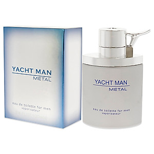 Myrurgia Yacht Man Metal toilette Spray for Men, 3.40-Ounce