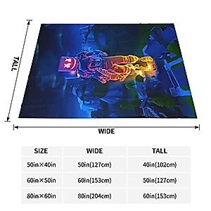 Unisex Game Blanket Soft Flannel Throw Blanket Great Gifts for Men Women Sofa Bed Living Room 50"X40"