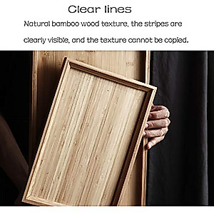 Serving Tray Household Tea Tray Rectangular Tray Household Breakfast Restaurant Tea Tray Fruit Tray Dessert Tray (Size : Small)