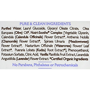 Babo Botanicals Calming 3-in-1 Face, Hand & Body Cleansing Wipes - with French Lavender & Meadowsweet - For Babies, Kids & Adults with Sensitive Skin - 30 ct.