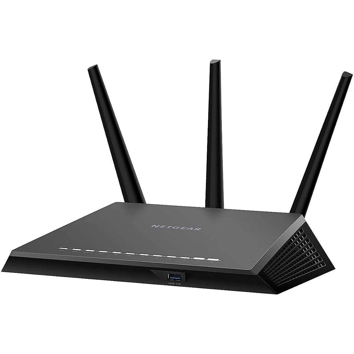 Netgear R7000-100NAR Dual-Band (2.4 GHz / 5 GHz) Gigabit Ethernet Black Wireless Router (Renewed)