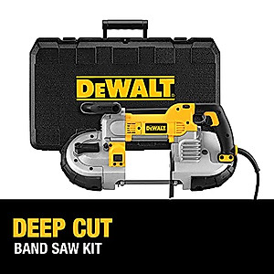 DEWALT Portable Band Saw, Deep Cut, 10 Amp, 5-Inch (DWM120K)