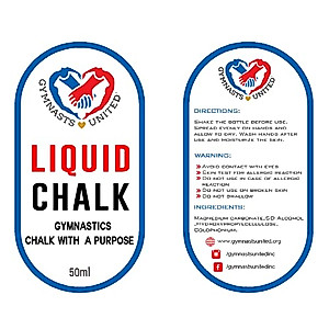 Liquid Chalk | Hand Chalk for Athletes | Superior Hand Grip for Gymnastics, Powerlifting, Weightlifting, Rock Climbing, Crossfit, Pole Vaulting, Discus, Shot Put, Pole Dancing