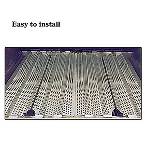 Votenli S9408A (4-Pack) 16GA Stainless Steel Heat Plate Replacement for Viking VGBQ 30 in T Series, VGBQ 41 in T Series, VGBQ 53 in T Series, VGBQ30, VGBQ41, VGBQ53