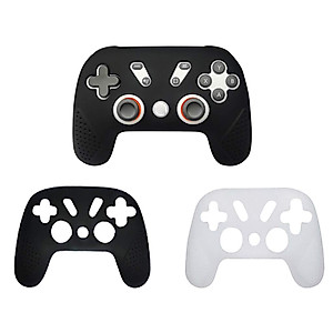 angwang Game Controller Protective Cover Sleeve Case Soft Silicone Skin for -Google Stadia Premiere Edition Gamepad Black 17x11cm