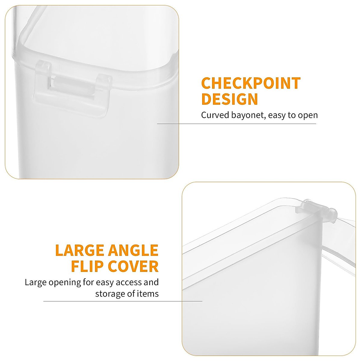 IMIKEYA Cheese Storage Container for Fridge Sliced Cheese Container for Fridge Clear Plastic Butter Cheese Slice Storage Keeper Box Cheese Preservation Container