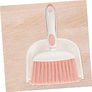 CONGARTENO 1 Set Mini Broom Dustpan Cleaning Brush Dustpan Detailing Brush Small Broom and Dustpan Mini Cleaning Brush Pet Nest Cleaning Tool Kitchen Stove Shovel Desktop Sweep Broom Car Pp