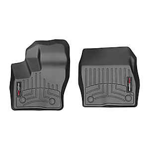 WeatherTech Custom Fit FloorLiners for Ford Transit Connect - 1st Row (445991V), Black