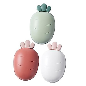 Zerodeko 9 Pcs Carrot Soap Box Soap Dish Bar Soap Case Containers with Lids Soap Holder for Shower Wall Ornament Container Easter Bath Soap Liquid Soap Tray Sink Travel Pp Storage Tank