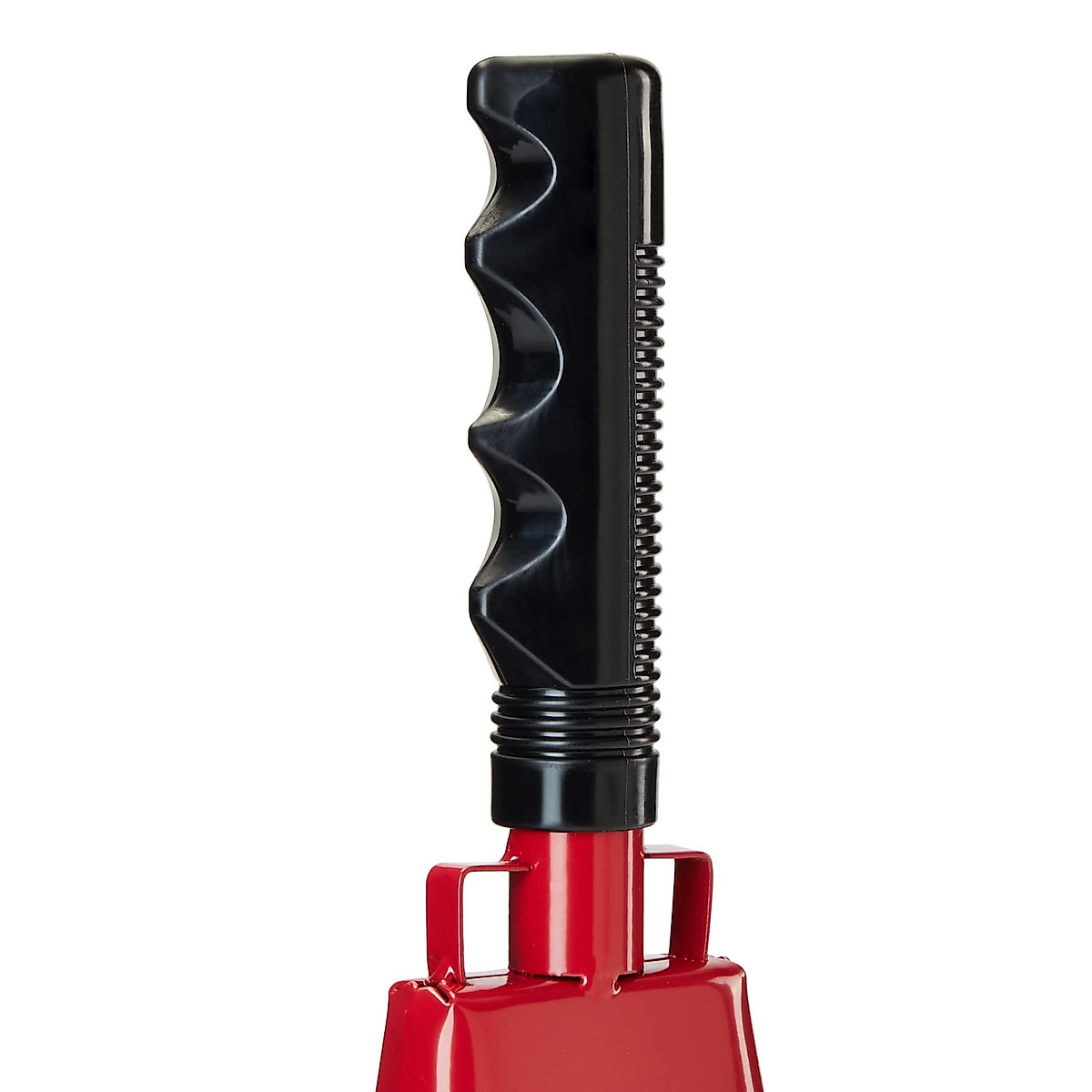 BLUE PANDA 2 Pack 9-inch Cowbells for Sporting Events, Percussion Noise Makers with Handle for Football Games, Stadiums (Red) - Cow Bells Noise Makers - Cowbell with Handle - Sports Cow Bell