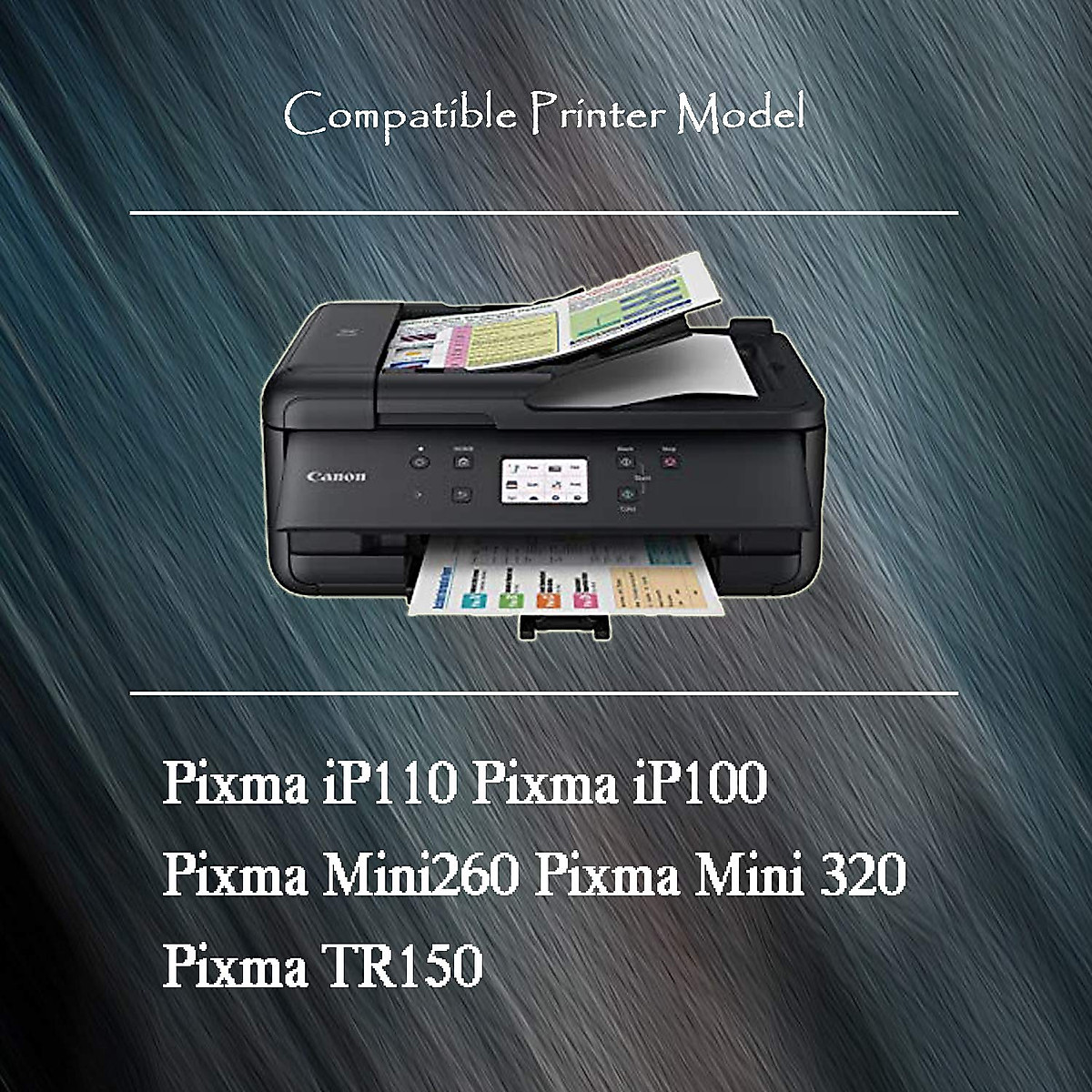 TG Imaging (5xBlack) Compatible PGI35 Ink Cartridge Replacement for Canon PGI-35 (Black Only) PIXMA IP100B IP100 IP110 Printer (Black, 5 Pack)