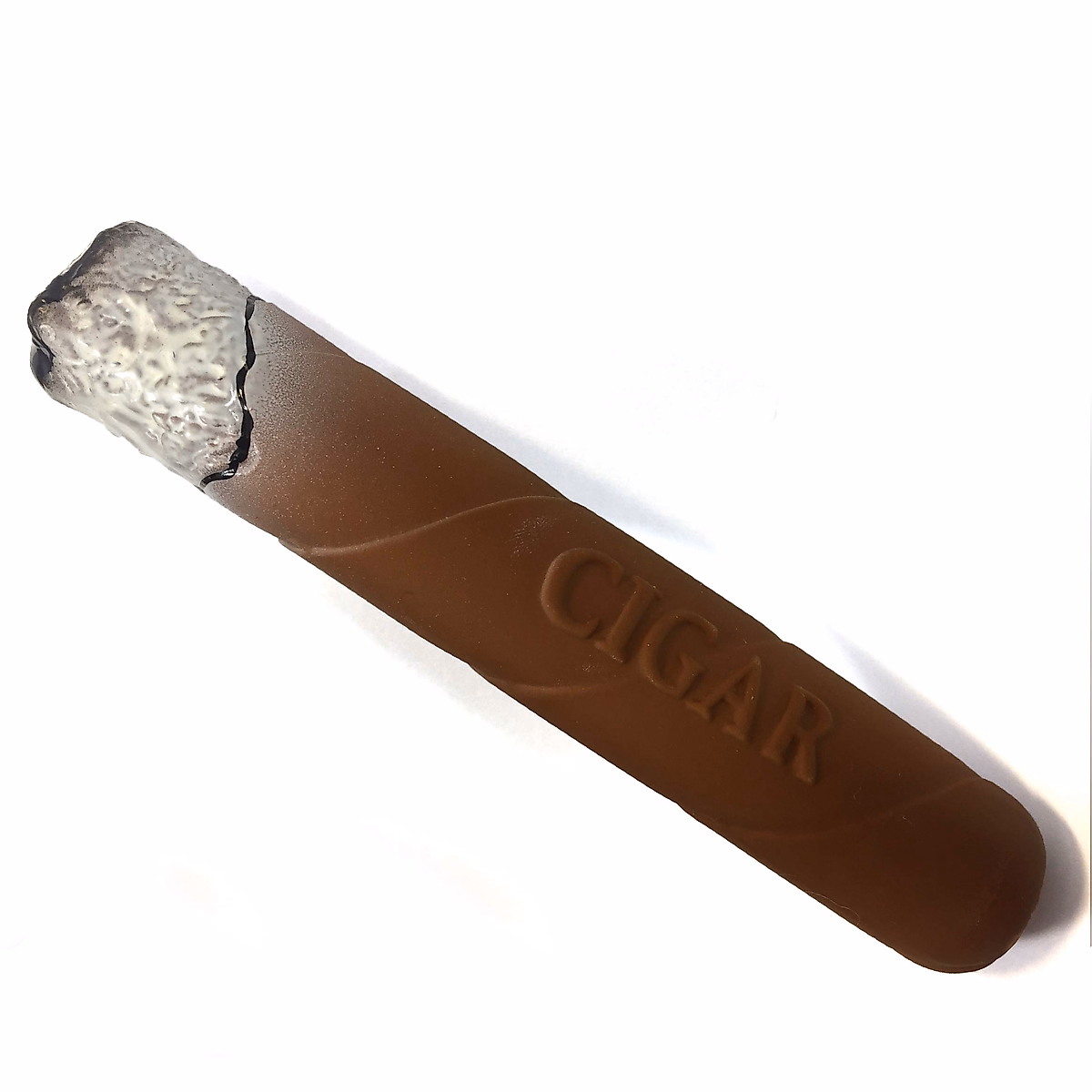 WANT CHEW Squeaky Latex Dog Toy Cigar 6" for Small Dogs