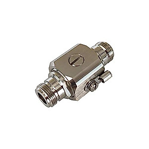HiBoost Coaxial Lightning Arrestor Surge Protector N Type Female to N-Type Female 50 Ohm for Cell Phone Signal Boosters 2G 3G 4G LTE Wireless LAN WiFi Antenna with 15ft Cable