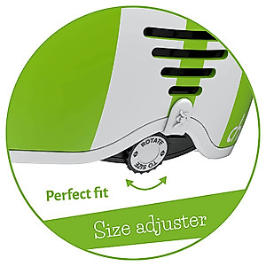 Chillafish Bobbi ABS Children's Multi-Sport Helmet, Bike, Ski, Skateboard, Scooter, Small, Lime