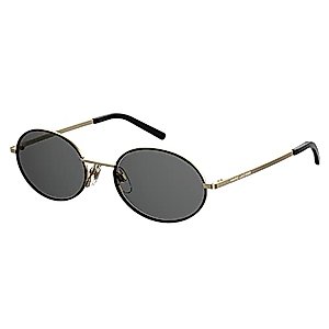 Marc Jacobs Women's Marc 408/S Oval Sunglasses, Gold/Gray, 51mm, 18mm