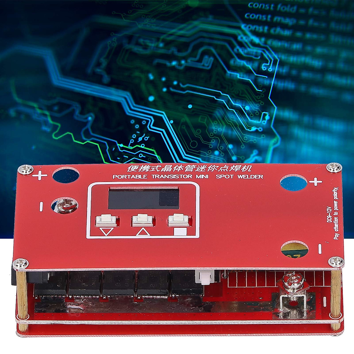 Spot Welder, Portable Transistor Spot Welder with LCD Screen DIY Mini Spot Welder Spot Welding Machine Equipment Handheld Welding Pen Kit for Battery