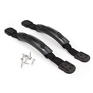 Boncas Replacement Kayak Side Mount Carry Handles with Hardware Soft Grip Handle Webbing Heavy Duty Canoe Handle Kit (2 Pack)