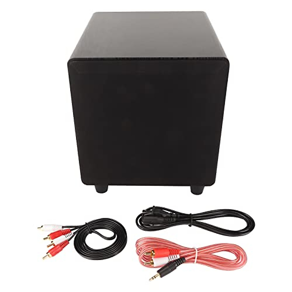 Active Speaker, 10 Inch 100‑240V Flexible High Output Sound Pressure Excellent Transient Powered Subwoofer Powerful for Active Speakers (US Plug)