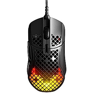 SteelSeries Aerox 5 Gaming Mouse – Ultra Lightweight 66g – 9 Programmable Buttons – IP54 Water Resistant – PC/MAC – FPS, MOBA, Battle Royale, MMO, RPG