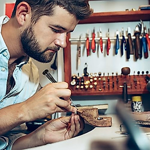 36 Pieces Hand Drill Bits Set, Pin Vise Hand Drill Mini Micro Drill and Twist Drills Precision Hand Mini Drill Bits Set for Resin Polymer Clay Craft Model Jewelry Making