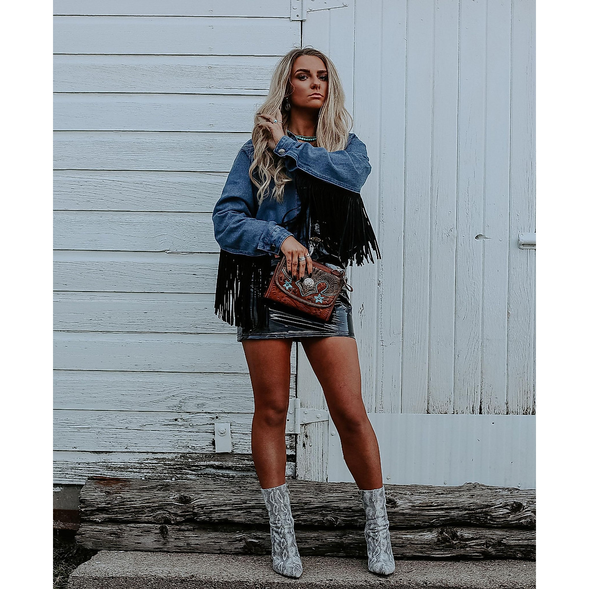 American West Desert Wildflower Small Crossbody Bag/Wallet