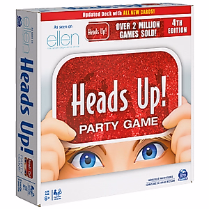 Head’s Up Party Game 4th Edition, Word Guessing Board Game for Kids and Families Ages 8 and up