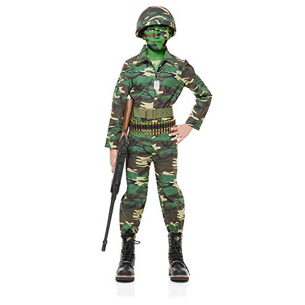 Charades Child's G I Jumpsuit Costume, Large