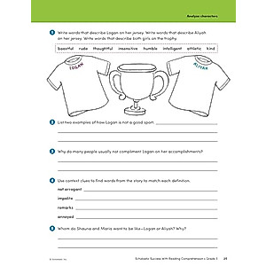 Scholastic Success with Reading Comprehension Grade 5 Workbook