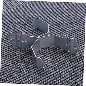 ETHZZLE 2 Pcs Storage Hooks Hanging Board Wall Organizer Tool Hanging Hook Semicircular Hooks Tool Hooks Steel Hooks Multi-Function Hook Square Hole Hooks Multifunction