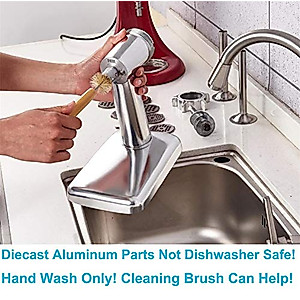 GVODE Meat Grinder Attachment for Kitchenaid Stand Mixer, Including 3 Sausage Stuffer Accessory, Metal Food Grinder, gvode meat grinder kitchenaid