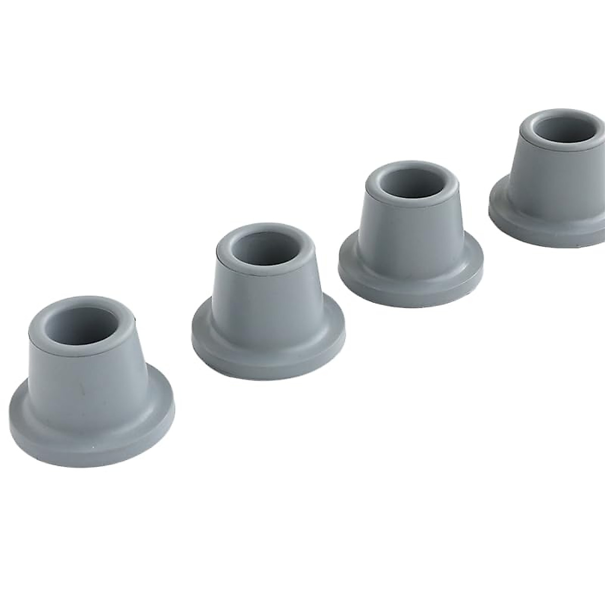 Shower Chair Tips Replacement Heavy Duty 4 Pack, Gray, 1 1/8’’ Rubber Tips for Shower Chair, Bath Chair, Shower Stool and Tub Transfer Bench, Non Slip Shower Chair Leg Tips Rubber Feet