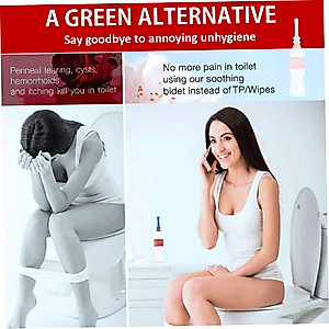 BEAHING Portable Bidet for Toilet Travel Bidet Sprayer Postpartum Bide Bottle Shower Pipe for Baby Women Bedridden Patient 2PCS, Portable Bidet