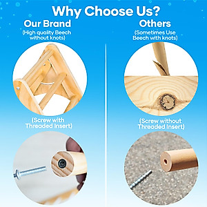 Indoor Playgroud Jungle Gym for Toddlers Slide,Climbing Toys for Toddlers Playset-Indoor Play Gym Swedish Ladder,Climbing Play Structure Set for Kids-Indoor Playground - Anthill-4