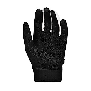 Louisville Slugger Omaha Adult Batting Gloves - Medium, Black