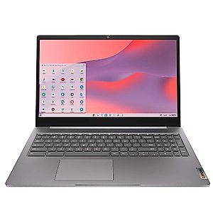 Lenovo IdeaPad 3 Chromebook Intel Dual Core up to 2.8Ghz 4GB Ram 64GB eMMC Web Cam WiFi 15.6in Full HD Chrome OS (IDP3 – Renewed)