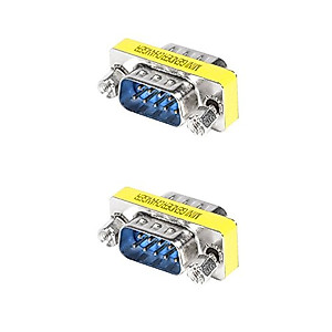 Top-Longer Rs232 Serial Cable 9 Pin DB9 Female to Female/Male to Male Gender Changer Coupler Adapter Connector Pack of 4